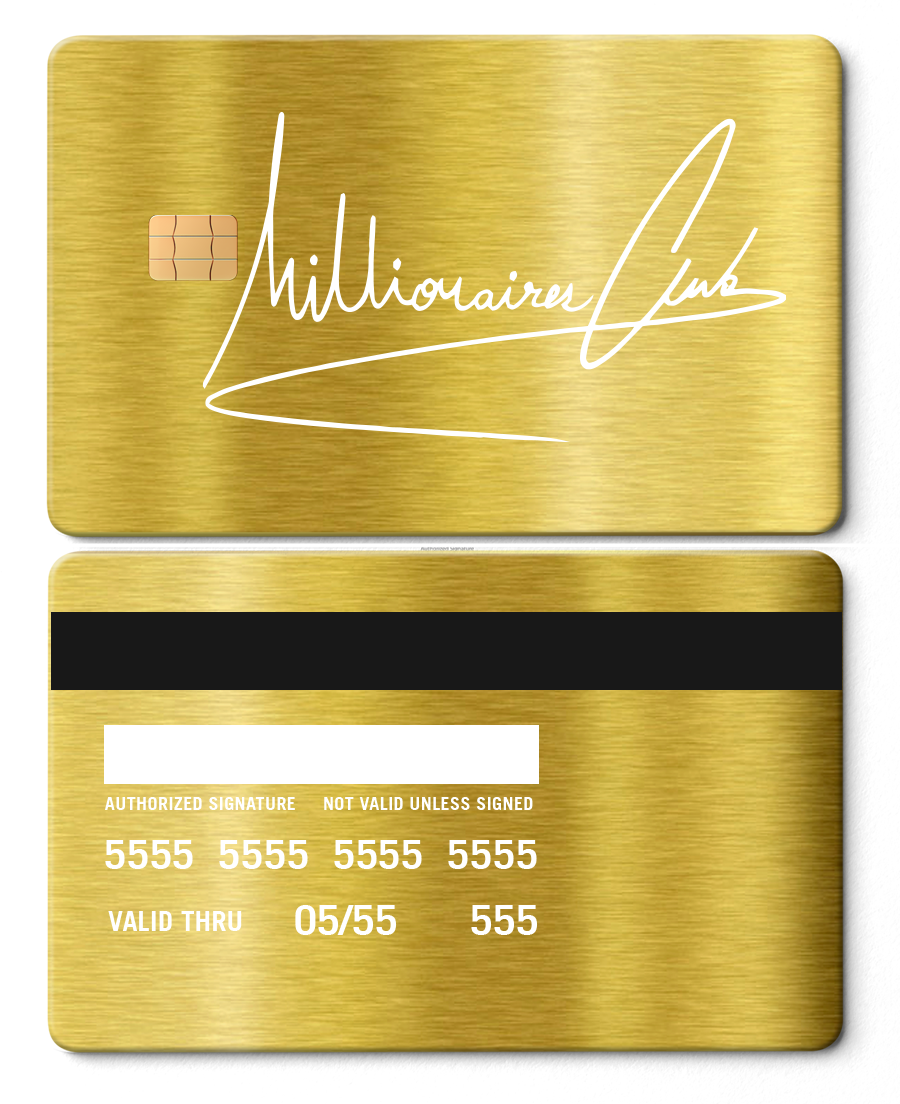 Millionaires Club Card