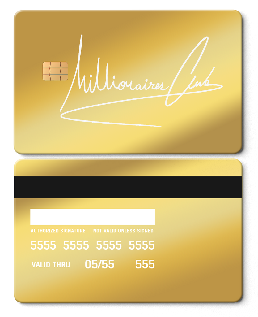 Millionaires Club Card