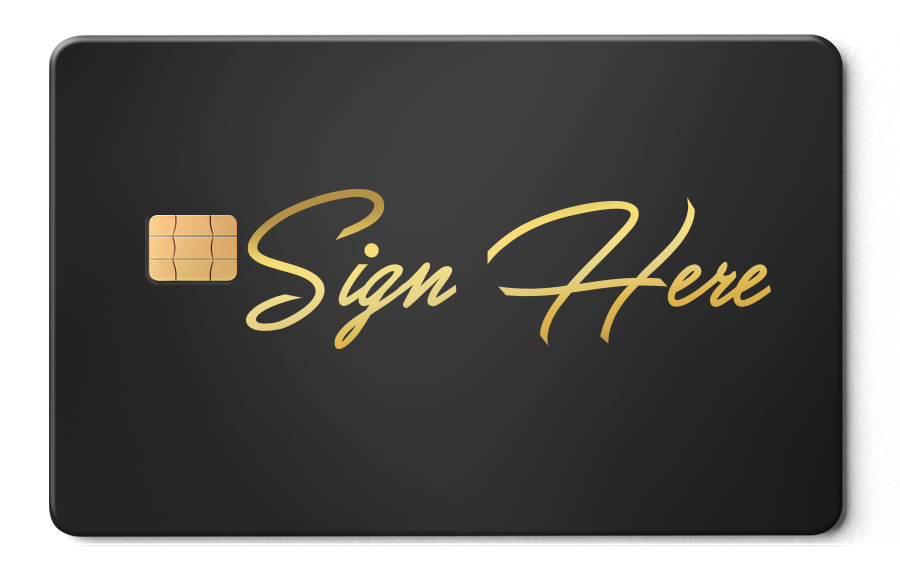 Signature Card Card